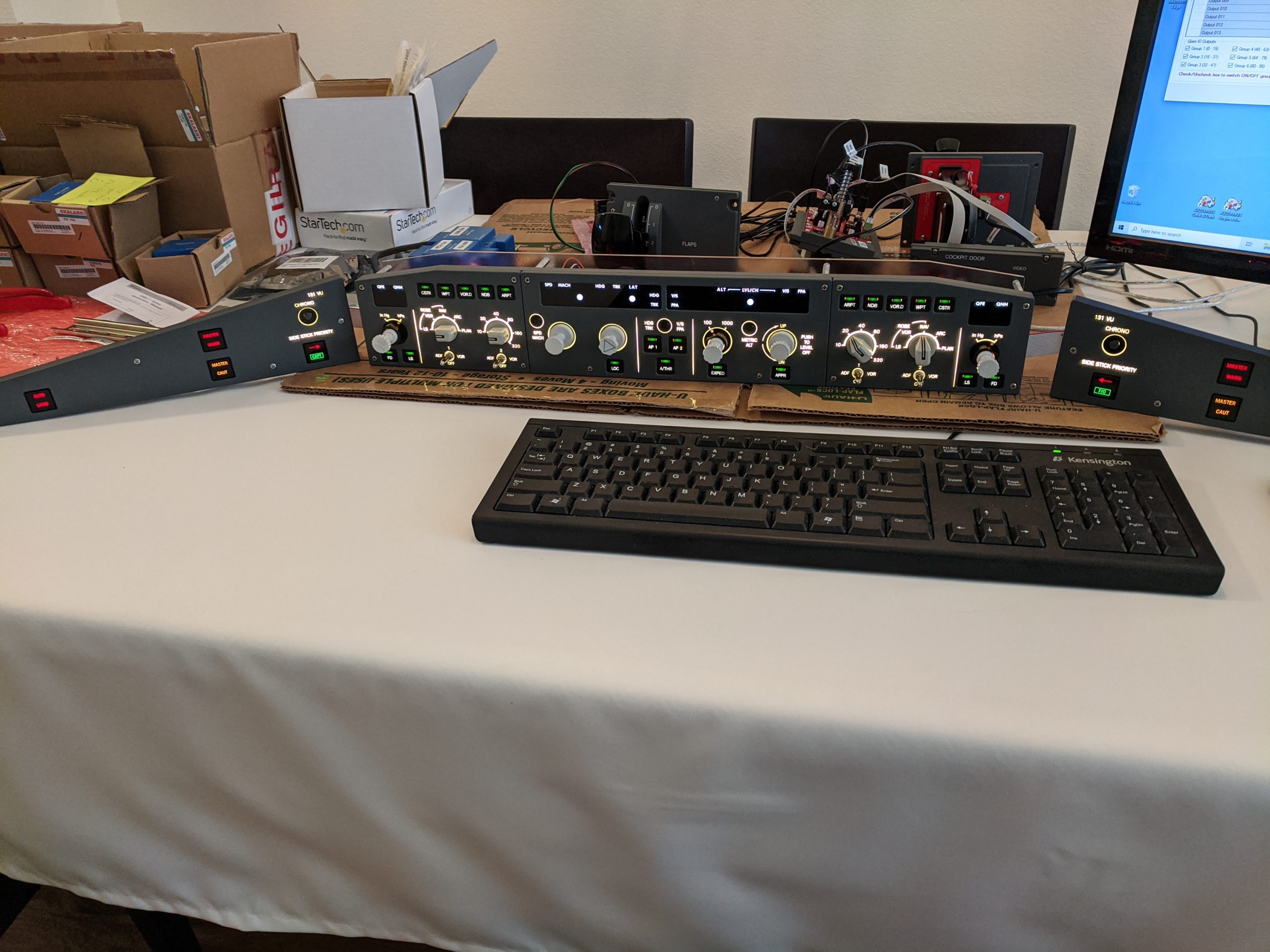 A320 Cockpit Build | Flight Path Simulation